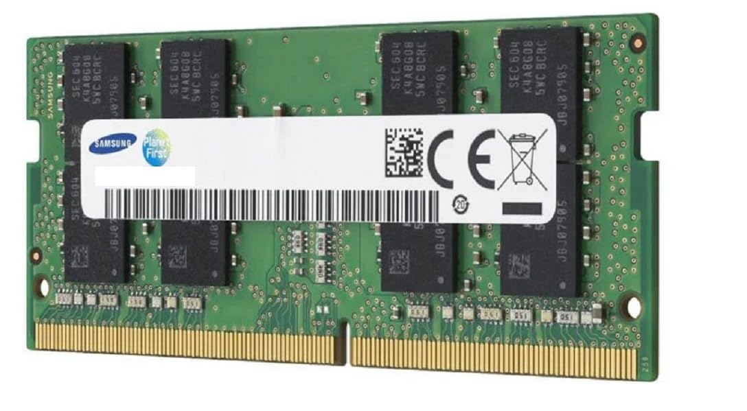 SAMSUNG M471A1K43CB1-CTD 2666MHz Memory Modules (8GB, 1 x 8GB, DDR4, 2666 MHz, 260-Pin SO-DIMM, Black, Green)