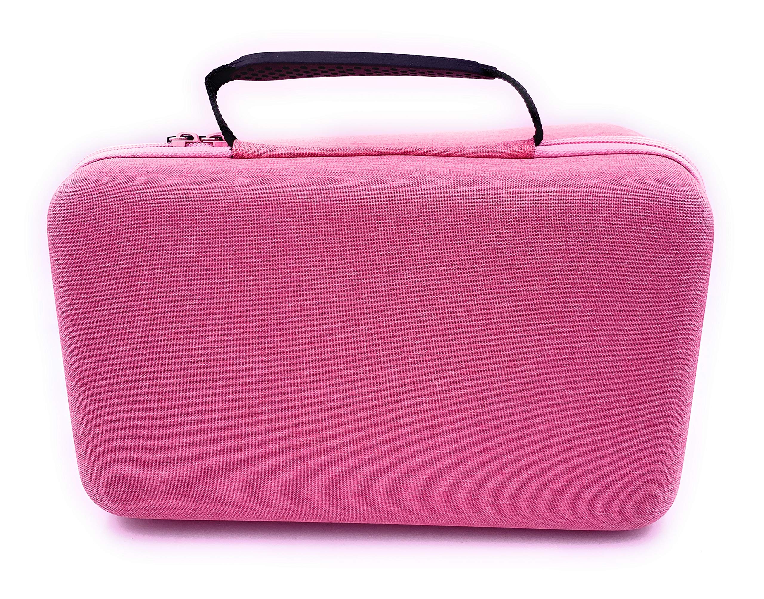 Xcivi Hard Carrying Case for Osmo Fire Tablet Little Starter/Genius Starter Kit with Fire Tablet Base, Storage Organizer for OSMO Fire Base/Numbers/Words/Tangram (Pink)