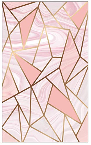 RXBC2011 Appointment Reminder Cards Marble pink and gold Pack of 100