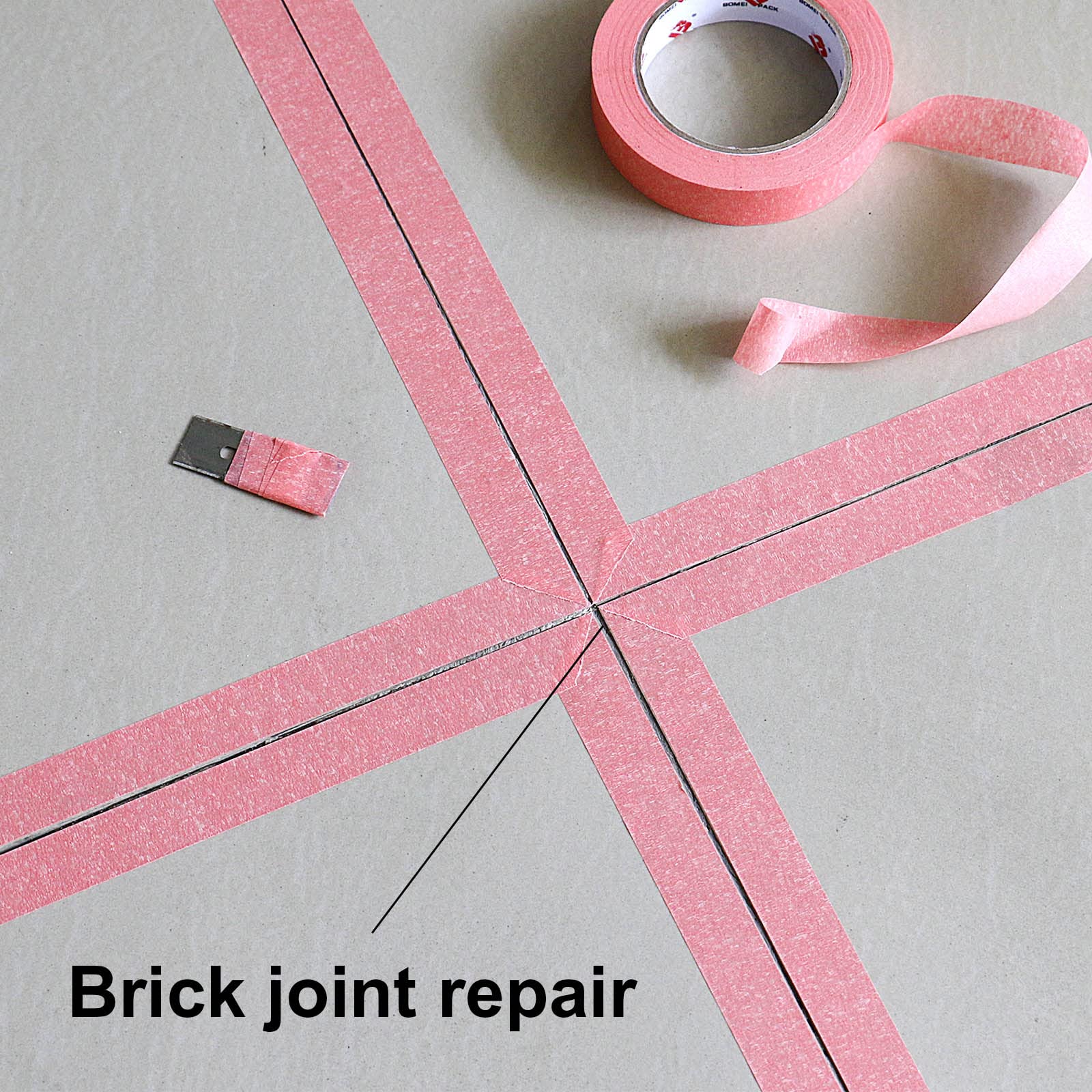 BOMEI PACK Pink Painters Tape 0.94-Inches x 55 Yards (3-Pack), Painters Masking Tape Bulk - Sharp Edge Line Technology, Produces Sharp Lines | Residue-Free and Artisan Grade Wall Trim Tape