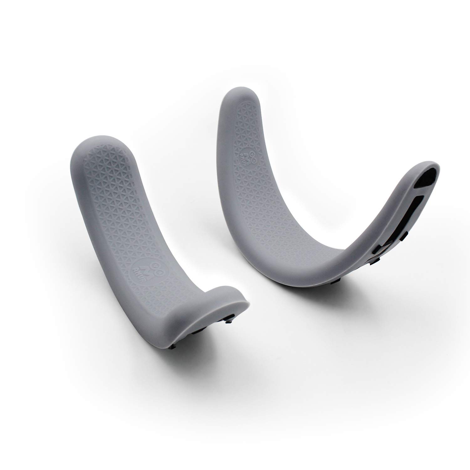 AMVR VR Front Foam & Rear Foam Silicone Protective Covers for Oculus Rift S Headset Sweatproof Waterproof Anti-Dirty Replacement Accessories (Gray)
