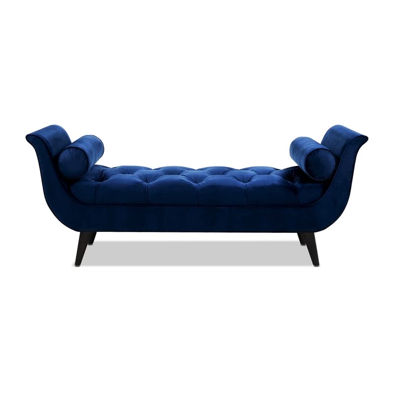 Jennifer Taylor Home Alma Entryway Bench, Navy Blue