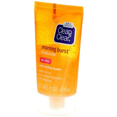 Clean & Clear Morning Burst Facial Scrub Travel Size 1 Oz. (4 Pack)