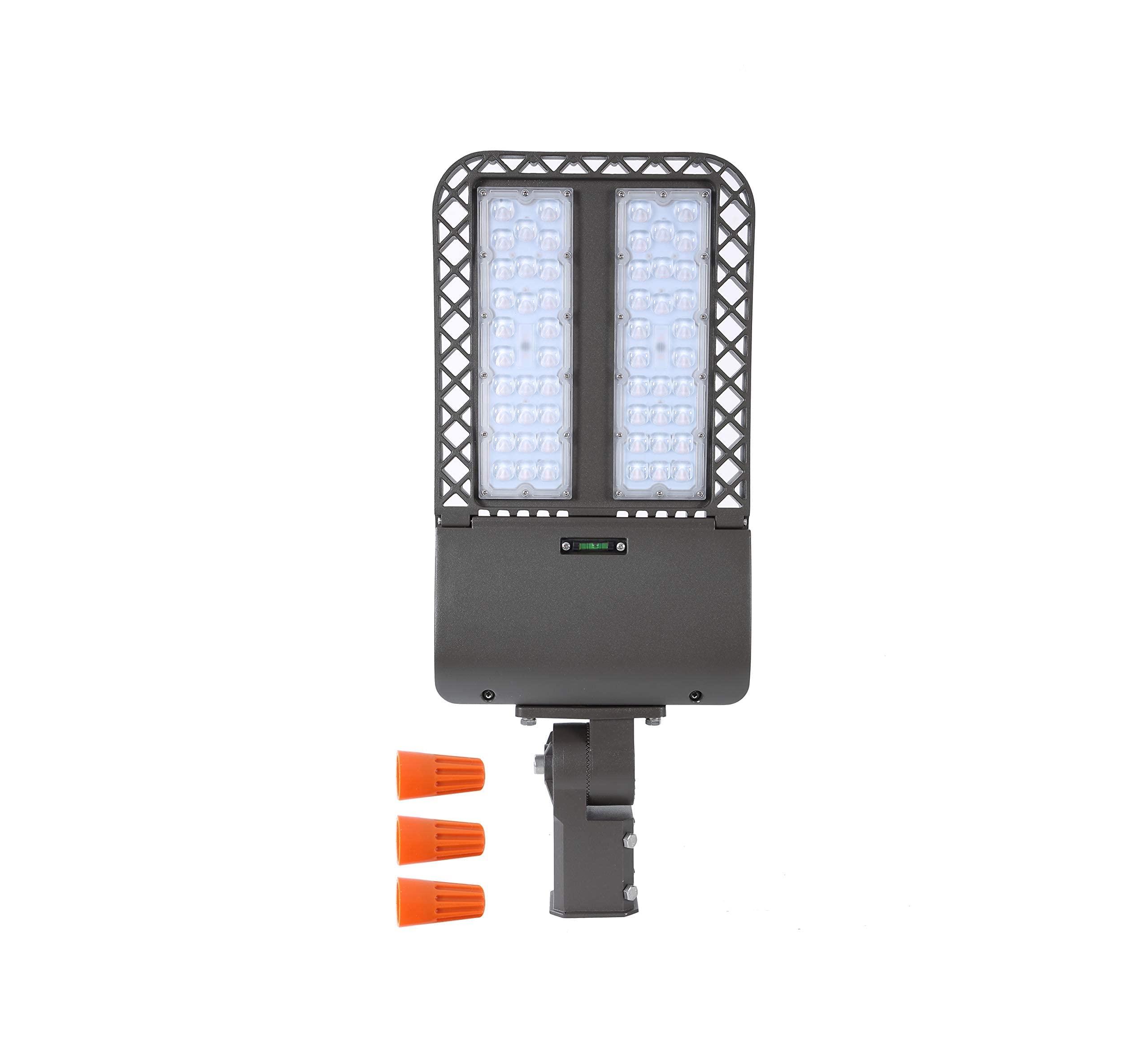 Suchace LED Parking Lot Light 200W,Street Light Dusk to Dawn with Photocell, 25000 Lumens, 5000K LED Shoebox Light, Outdoor Commercial Area Lighting Fixture(Waterproof IP65), Slip Fit Mount