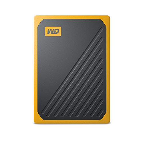WD 2TB My Passport Go SSD Amber Portable External Storage, USB 3.0 - WDBMCG0020BYT-WESN