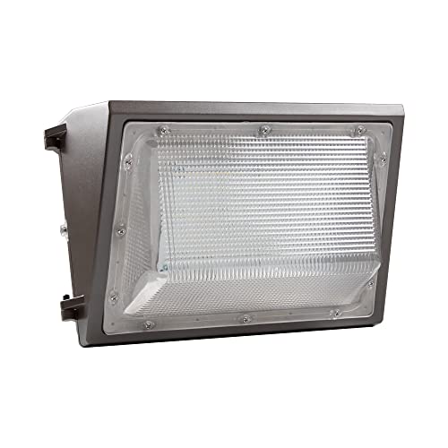 70W LED Wall Pack Light, 5000K 8400LM Commercial and Industrial Light with Photocell Sensor, Outdoor Security Lights for Buildings Warehouse Parking Lot