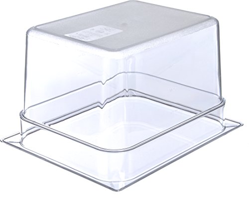 Carlisle FoodService Products 10223B07 StorPlus Half Size Food Pan, Polycarbonate, 8" Deep, Clear