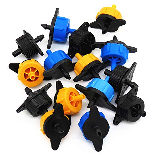 4L/H Pressure Compensation Dripper New Material Uniform Spray High Efficient Watering Garden Drip Irrigation Hose Fittings 20pcs