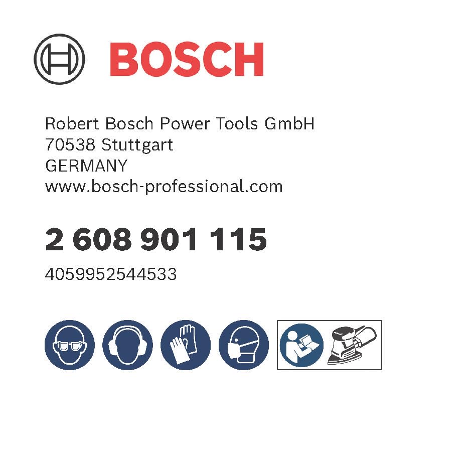 Bosch Professional 10x Expert C470 Sandpaper (for Hardwood, Paint on Wood, 100x150 mm, Grit 60, Accessories Multi Sander)