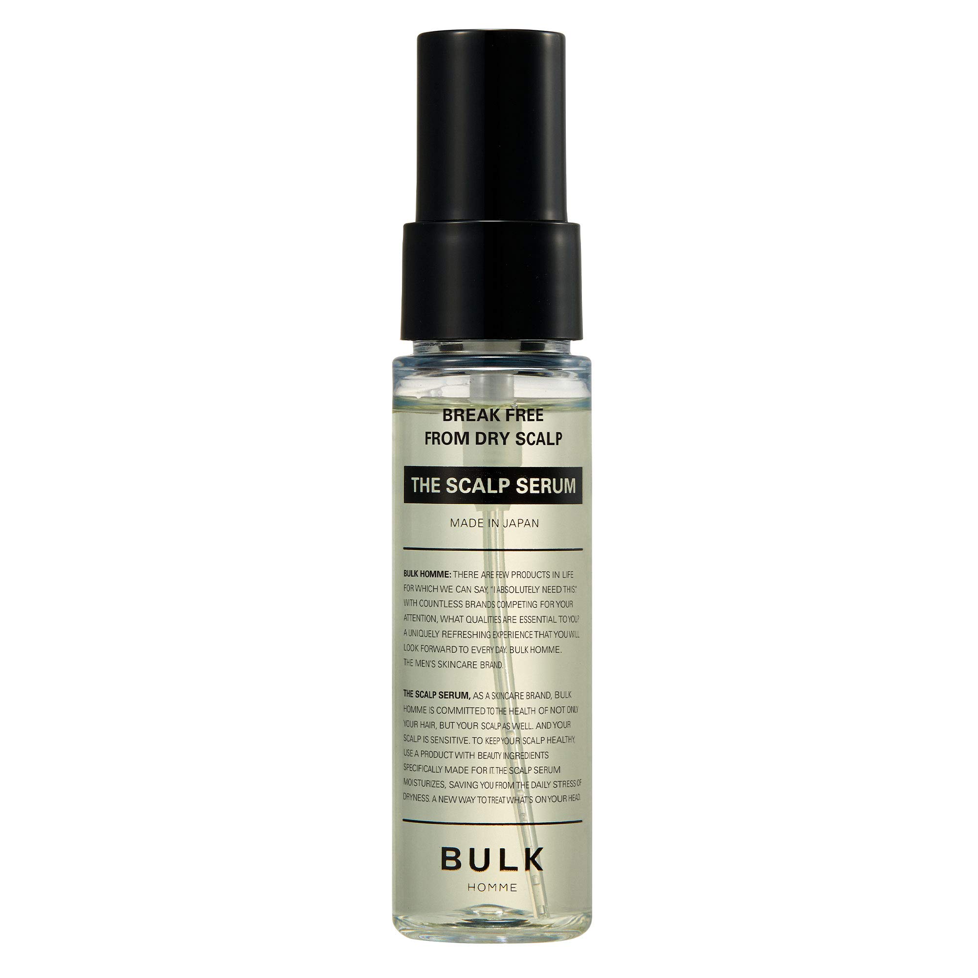 BULK HOMME - THE SCALP SERUM, 1.7 fl oz | Men's Hair & Scalp Serum With Collagen | Hydrating Hair Serum For Men Balances & Protects The Scalp | Natural Dry Scalp Serum For All Hair Types