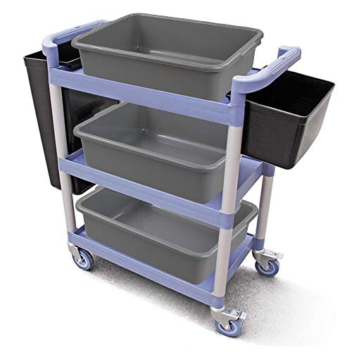 Cand Grey Commercial Bus Tubs, 13 L Plastic Bus Box/Wash Basin, 4 Packs