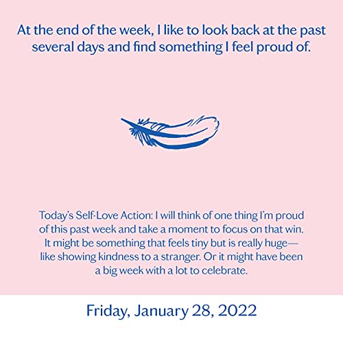 A Year of Self-Love Page-A-Day Calendar 2022: Daily Affirmations and Actions for Self-Compassion and Self Worth.