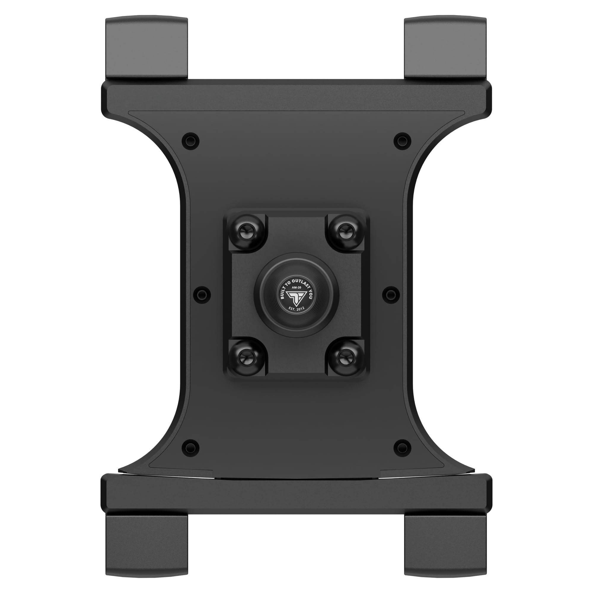 Tackform Universal Tablet Holder with 20mm Ball | Compatible with All iPad Mini/Air/Pro, Galaxy Devices, More | Spring Loaded Grip | Commercial Grade