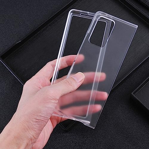 BybAgs for Samsung Galaxy Z Fold 2 5G Case for Samsung Galaxy Z Fold 2 3 4 Fold2 Fold3 Fold4 5G Sm F907 F916 F926 Cover Case,Translucent,Fold 5G SM,F907