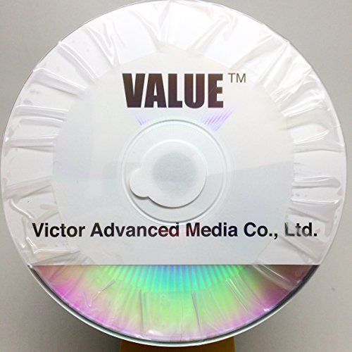 Cmc Pro/Taiyo Yuden DVD-R4.7GB/120MIN Valueline 8X/16X Silver Thermal Lacquer Clear Hub Surface 100pcs Bulk Clear Wrap