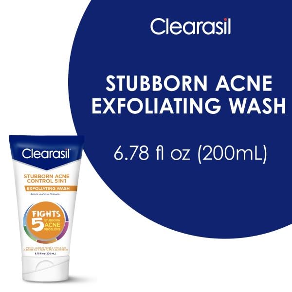 Clearasil Ultra 5in1 Exfoliating Wash, 6.78 oz. (Pack of 3)