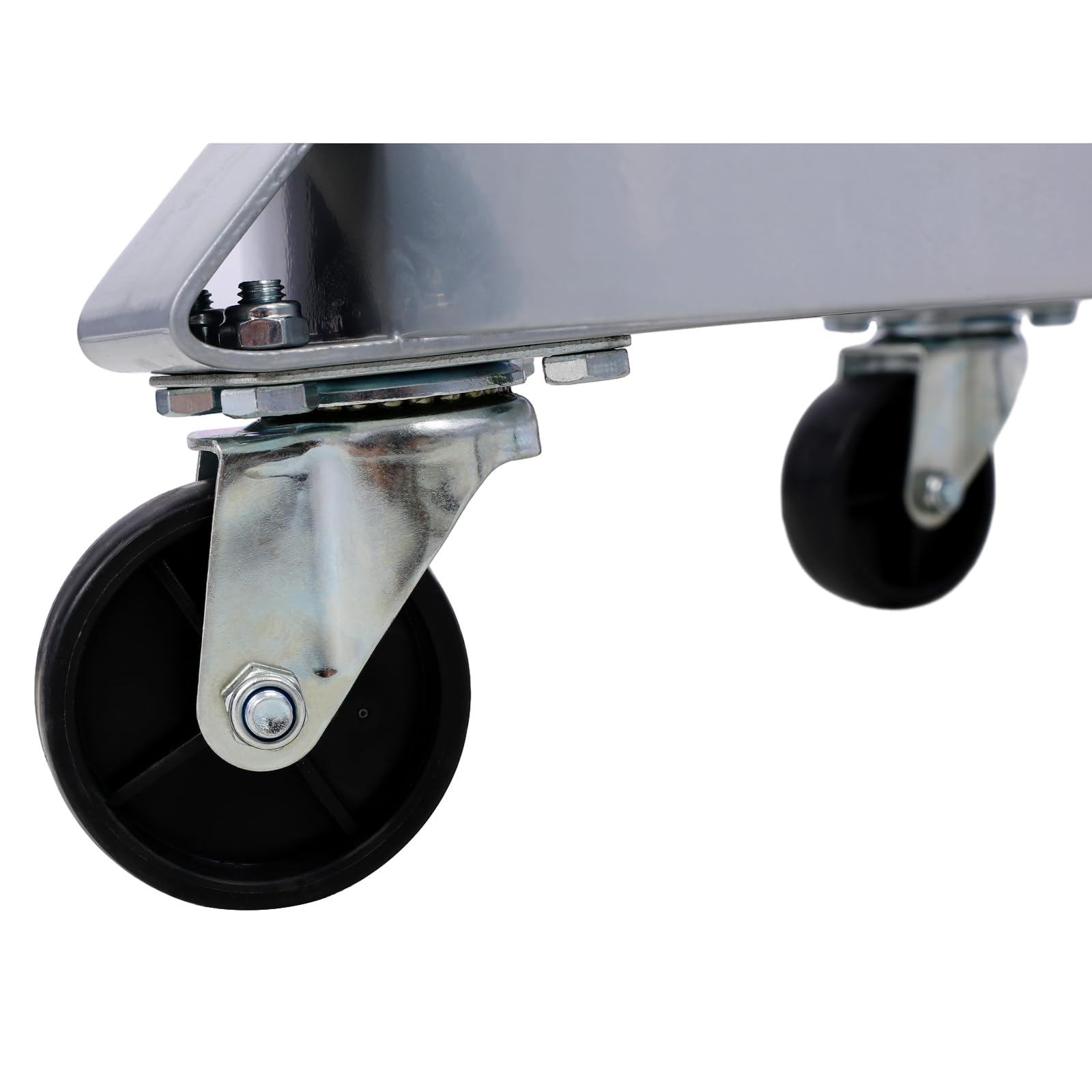 55 Gallon Drum Dolly,Heavy Duty 1000lbs Load Capacity, Barrel Dolly Cart Drum Caddy, Non Tipping Hand Truck Dollies with Steel Frame 4 Swivel Casters Wheel, for Warehouse Drum Handling (2 PCS)