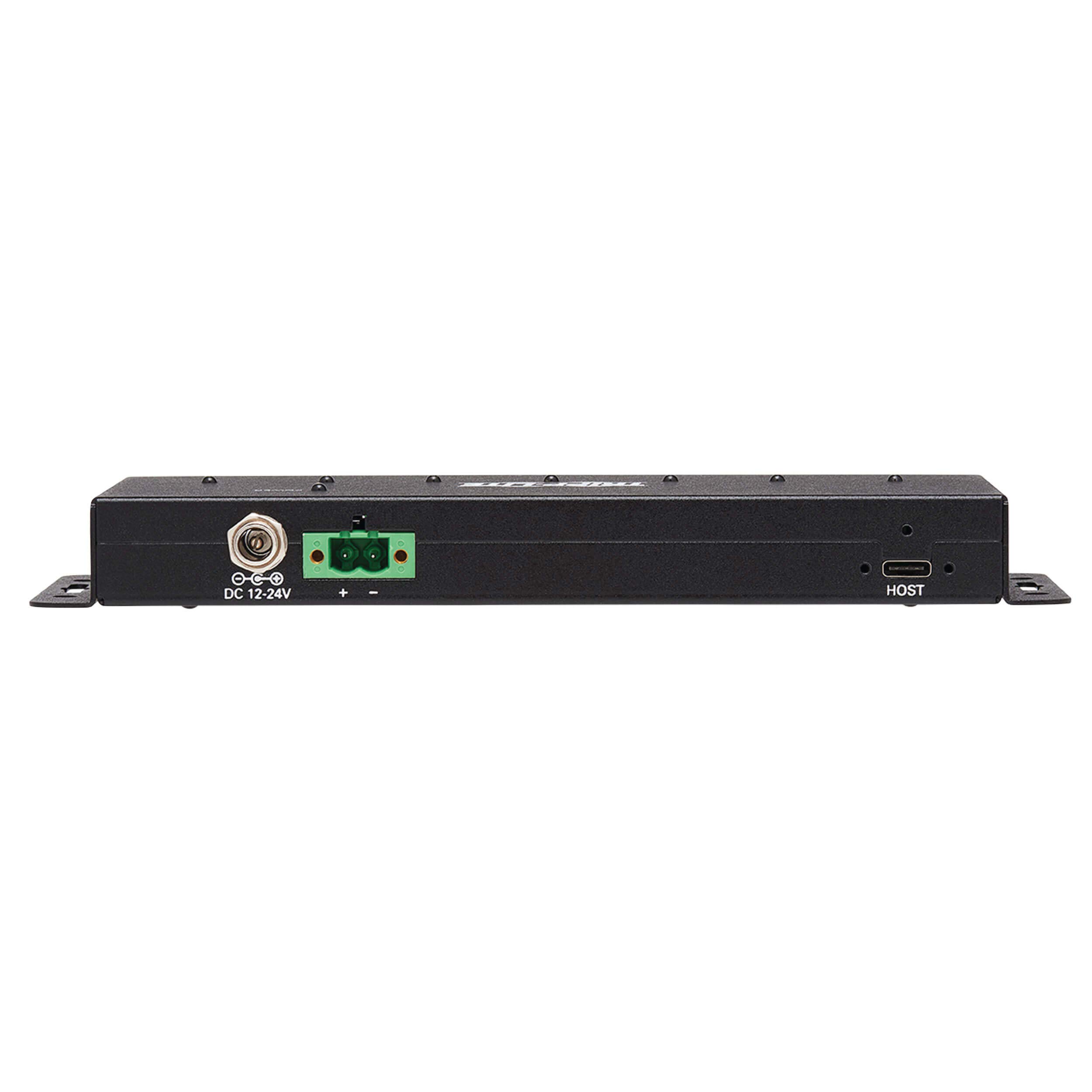 USB Hub 7-Port Industrial 4 USB-A & 3 USB C ESD Immunity Metal