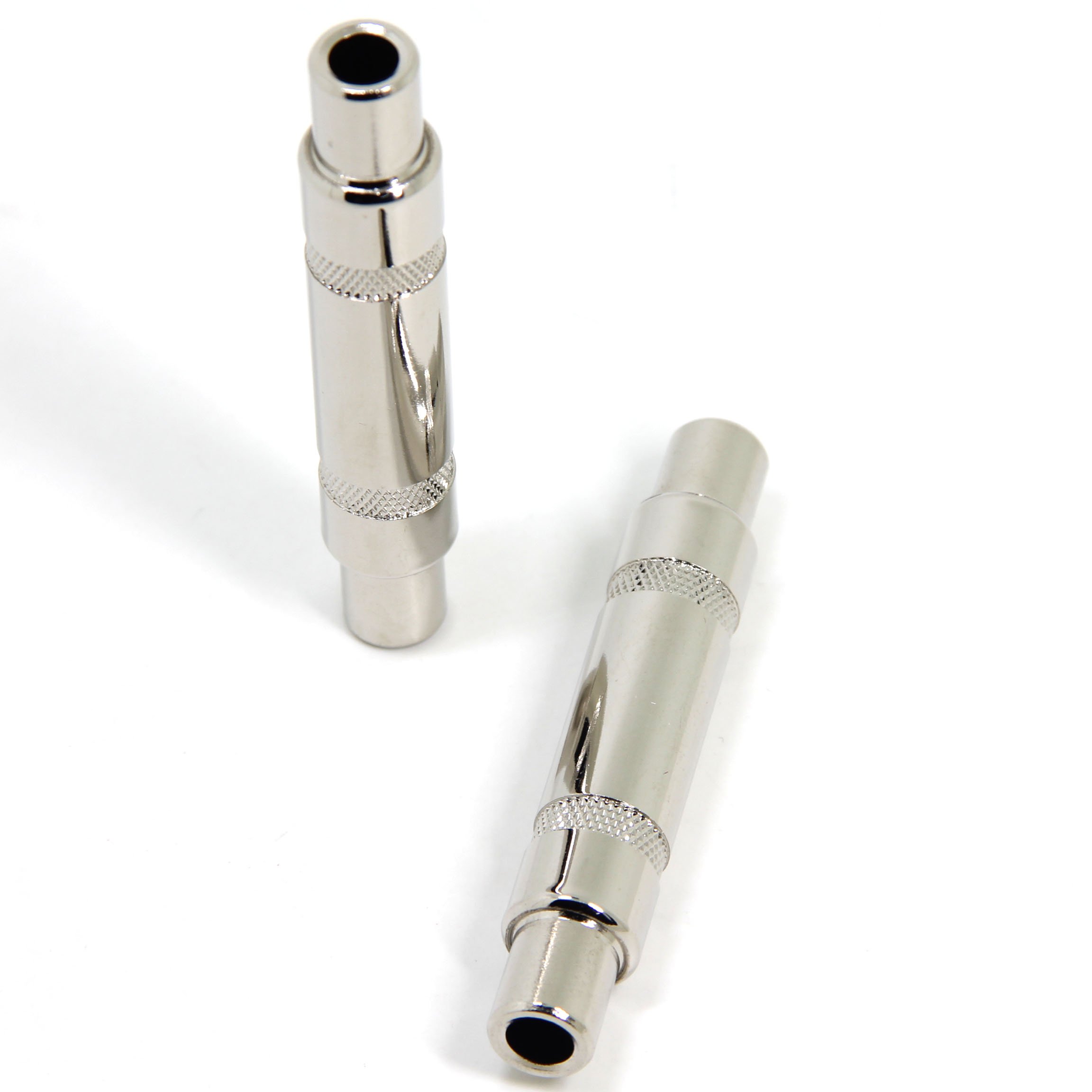Ancable Premium 5-Pack 1/4 Inch Coupler Adapter, Heavy Duty Full Metal 6.35mm TS and TRS Female to Female Barrel, Stereo Cord Extender for Extending Guitar, Instrument, Speaker/Microphone/Patch Cables