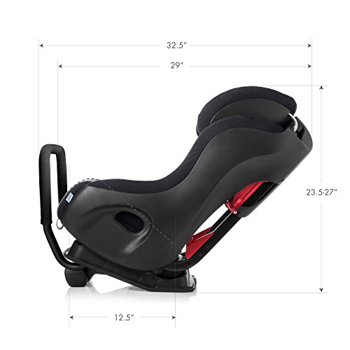 Clek Fllo Convertible Car Seat, Flamingo (Crypton C-Zero Performance Fabric)