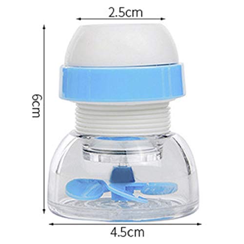 3 Pack Kitchen Faucet Water Filter Anti Splash Shower Tap Water Spray Water Saver 360 Rotating Telescopic Water-Saving Nozzle Filter Faucet for Kitchen Bathroom -Fits Standard Faucets