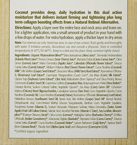 Coconut Age Corrective Moisturizer by Eminence for Unisex - 2 oz Moisturizer