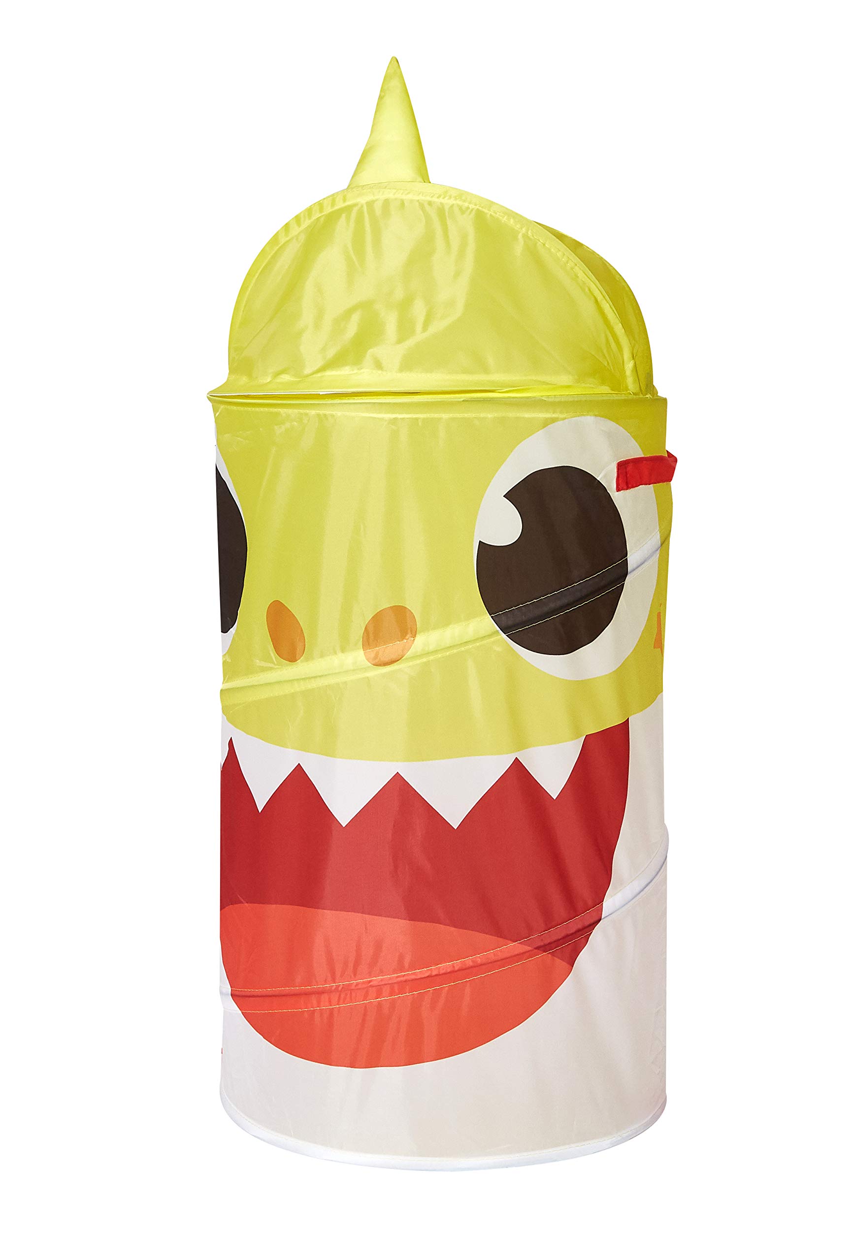 Idea Nuova Baby Shark Kids Pop Up Figural Laundry and Storage Hamper with Dome Lid