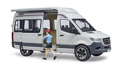 Bruder 02672 MB Sprinter Camper with Driver Figure, 1:16 Scale