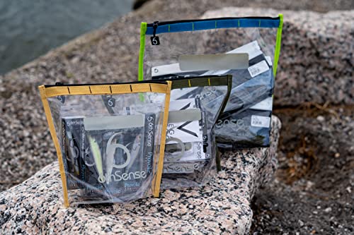 6th Sense Fishing BaitZip Pro Gusseted Bag (12"x10", Clean White)