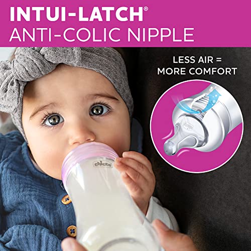 Chicco Duo Hybrid Baby Bottle Nipple Stage 3 Fast Flow (6m+) 2Pk,2 Count (Pack of 1)