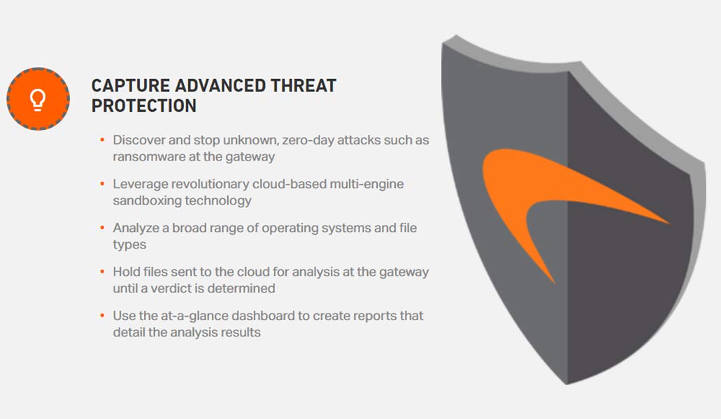 SonicWall 3 Year Capture Advanced Threat Protection Service Suite for TZ270W (02-SSC-6669)