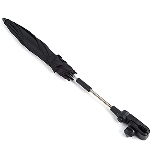 TOPINCN Baby Stroller Parasol, Universal Umbrella with Clamp, 360 Degree Adjustable Stroller Sun Shade, Umbrella for Trolley, Bike, Wheelchair, Beach Chair