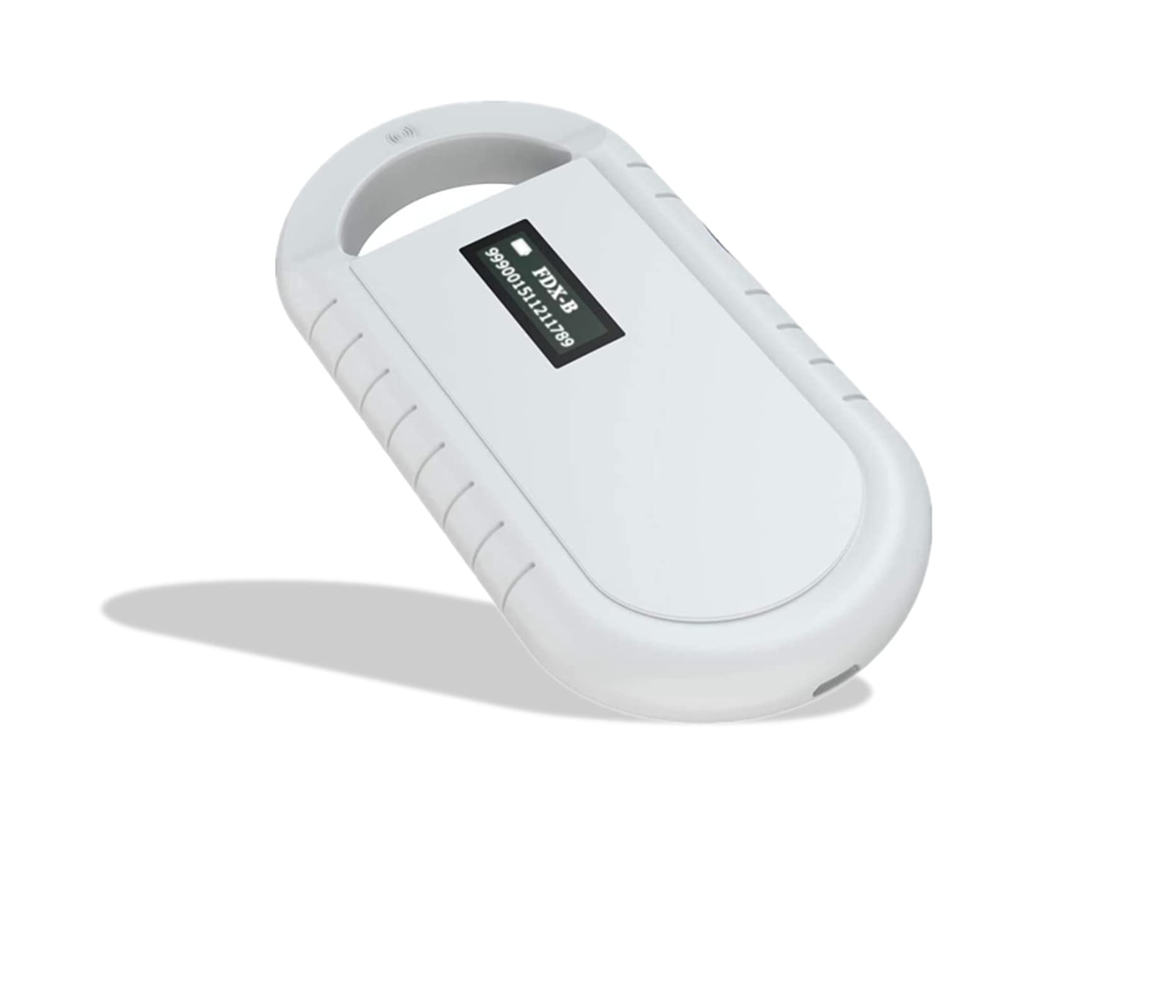 Portable Pet Reader with Backlight Screen, Pet Microchip Scanner Pet RFID Reader Animal Chip Reader for Dogs, FDX-B/ID64 Animal RFID Tag Reader