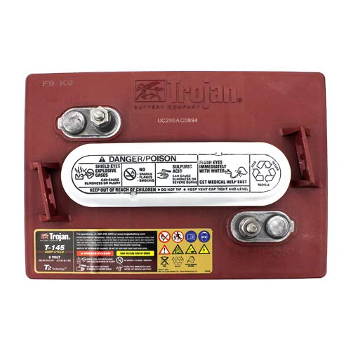 Trojan T145 6 Volt, 260 AH Deep Cycle Battery - 6 Pack