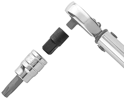 5 Pieces - EPAuto Impact Socket Adapter and Reducer Set, Cr-V
