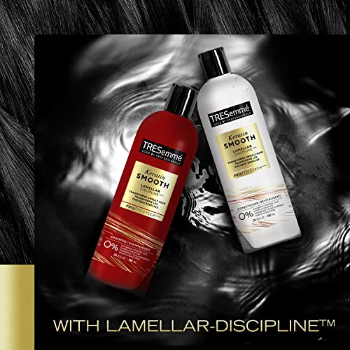 TRESemmé Keratin Smooth Smoothing Shampoo for Frizzy Hair Formulated With Pro Style Technology 20 oz