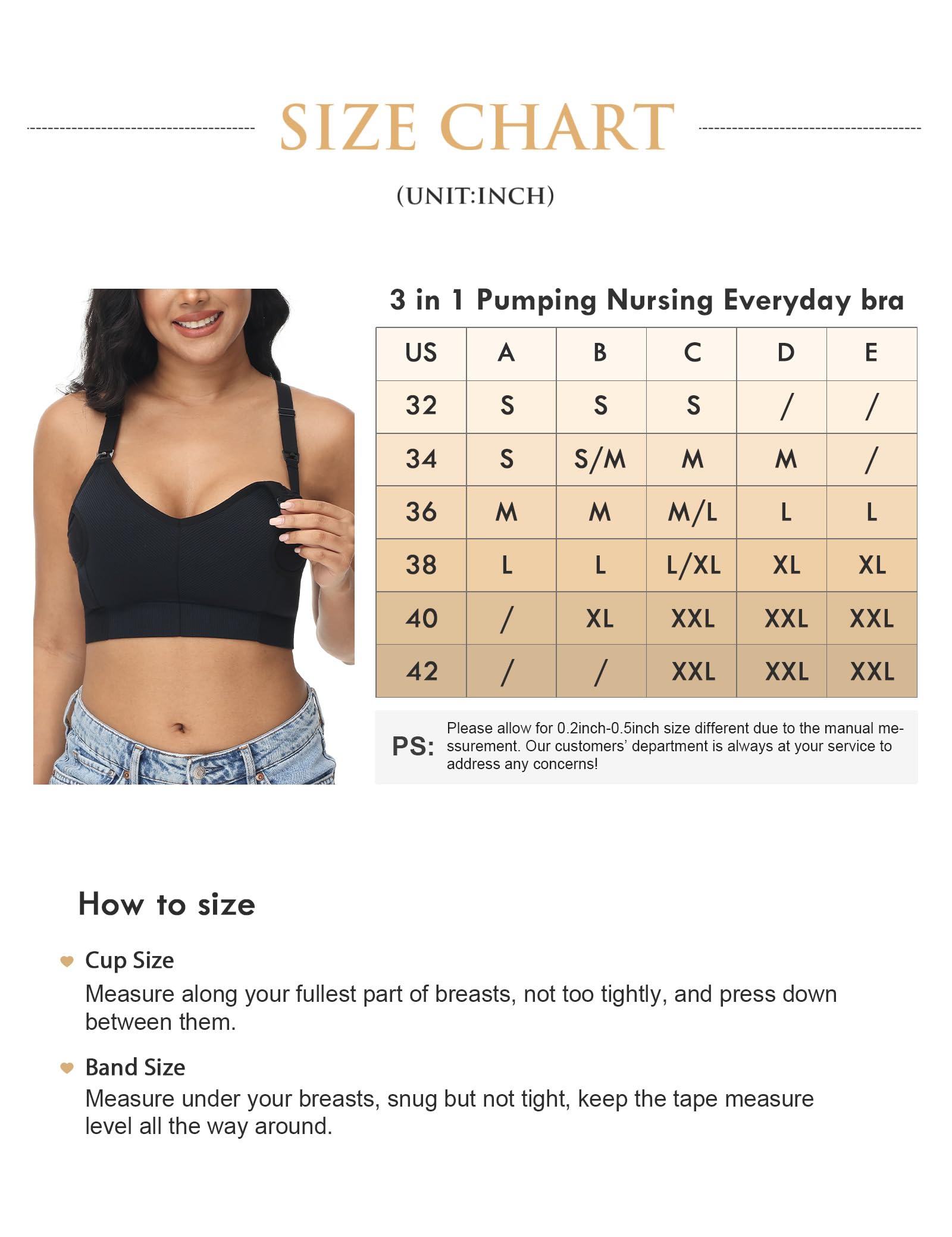 3AXE Hands Free Pumping Braor Women 2 Pack Supportive Comfortable All Day Wear Pumping and Nursing Bra in One Holding Breast Pump Grey+Navy X-Large