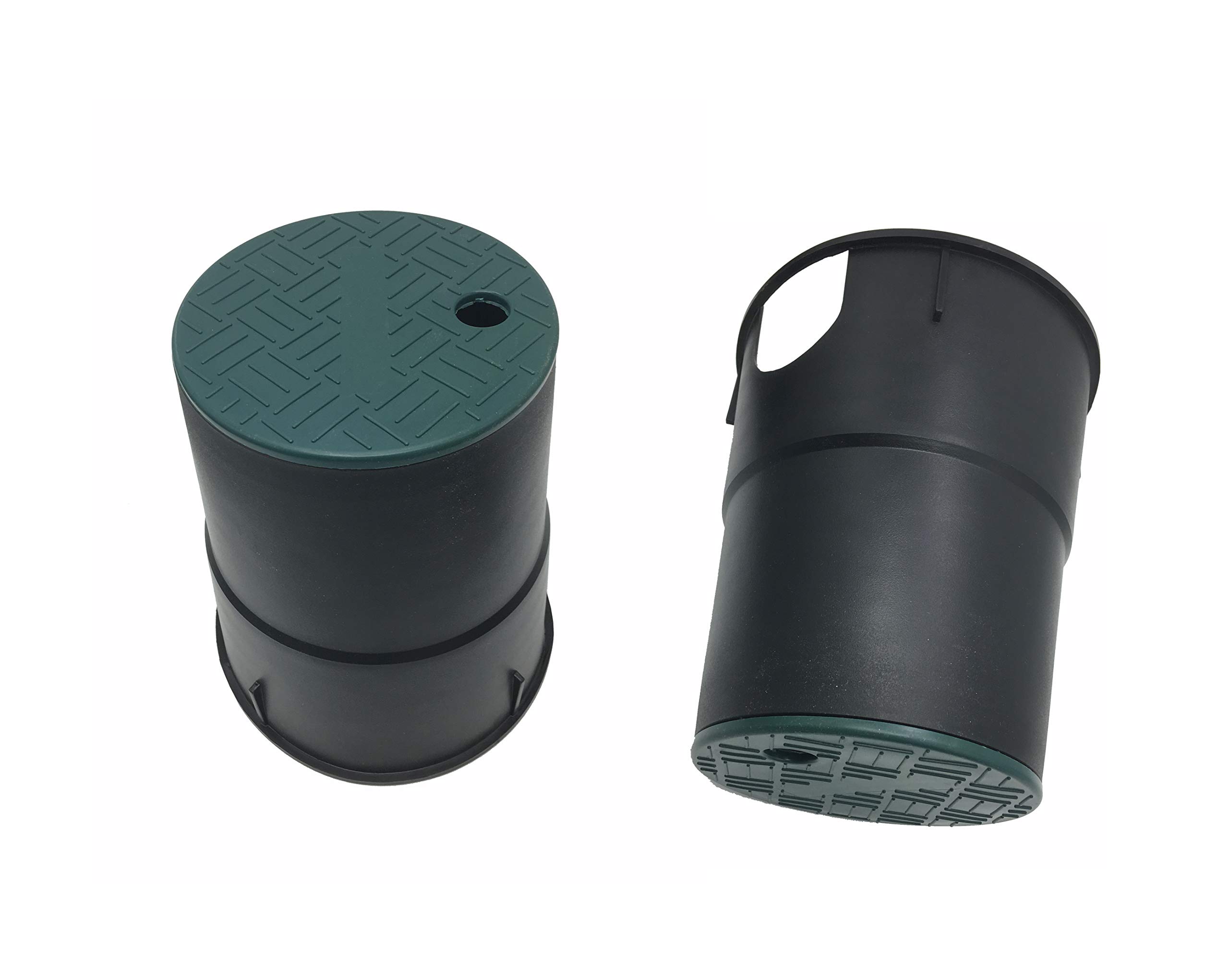Valve Box Cover 6โ Round Sprinkler System Irrigation Circular Valve Box,2 Pack