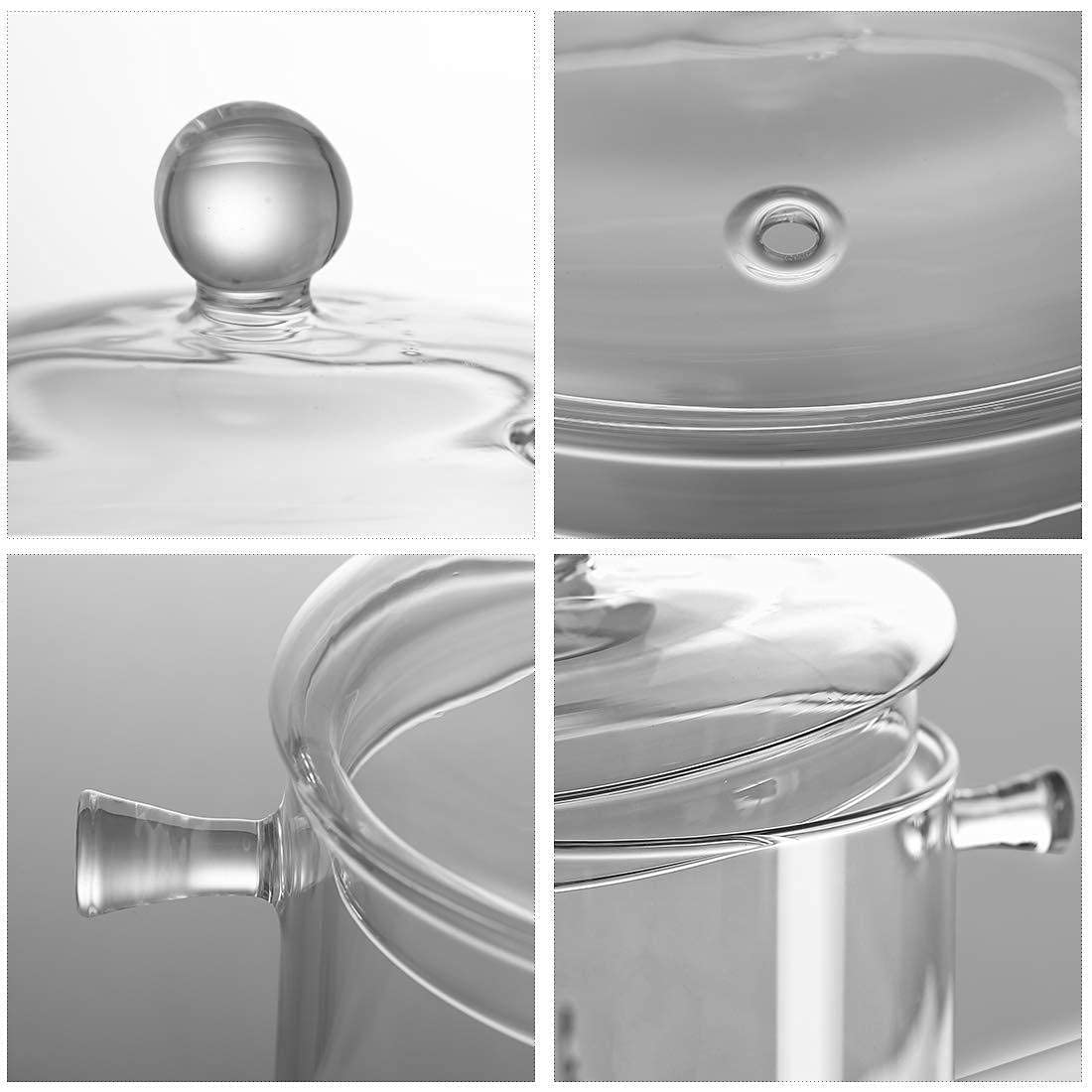 44 OZ Glass Bowl and 50 OZ Glass Pot's Bundle