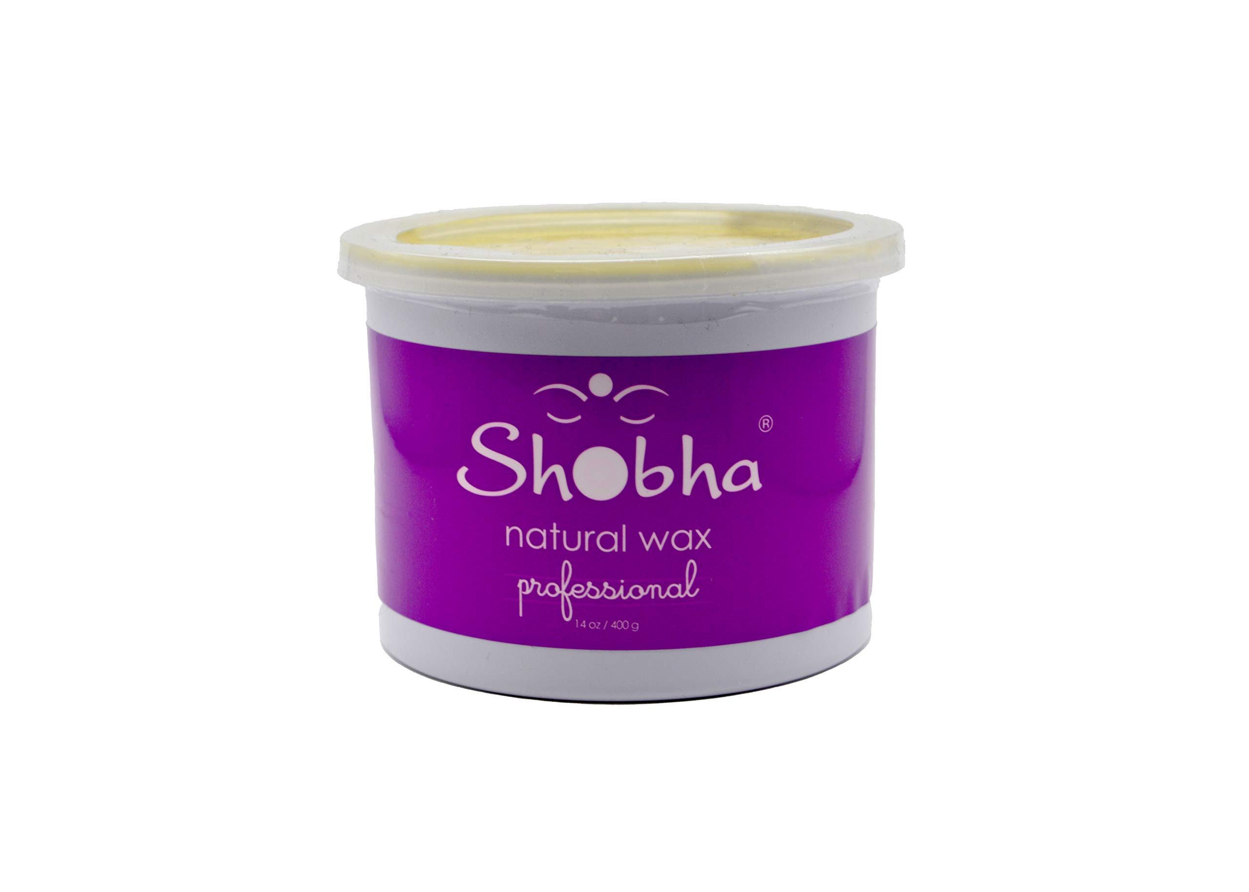 Shobha Professional Natural-Ingredient Wax – Salon Formula Hair Removal Product – for Face, Body and Bikini Hair – Suitable for Sensitive Skin, 14 oz