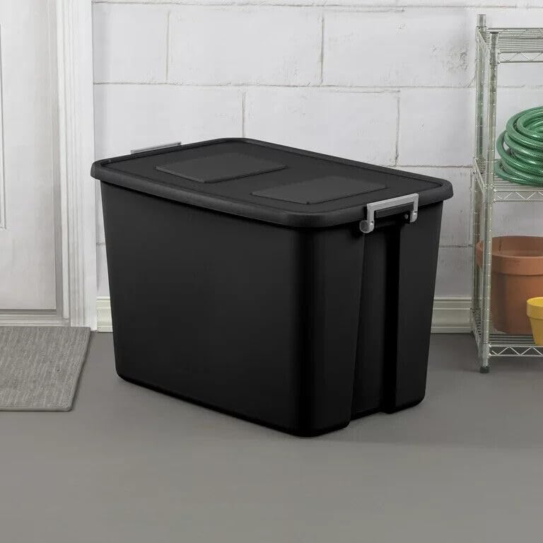 32 Gallon Plastic Storage Containers Box Stackable Tote Bin Lid Organizer