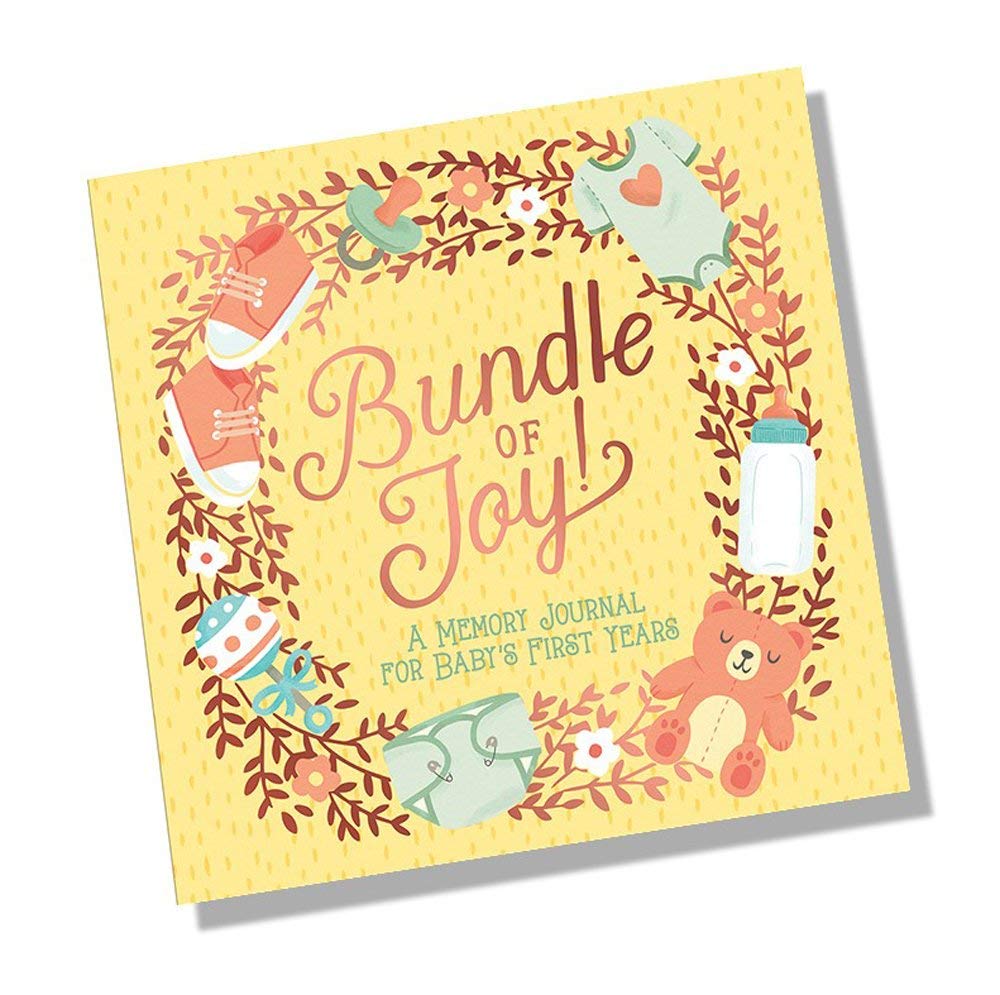 Studio Oh! Guided Pregnancy Journal Bump for Joy - 9" x 9" Bundled with Baby's First Years Guided Journal Bundle of Joy - 9" x 9"