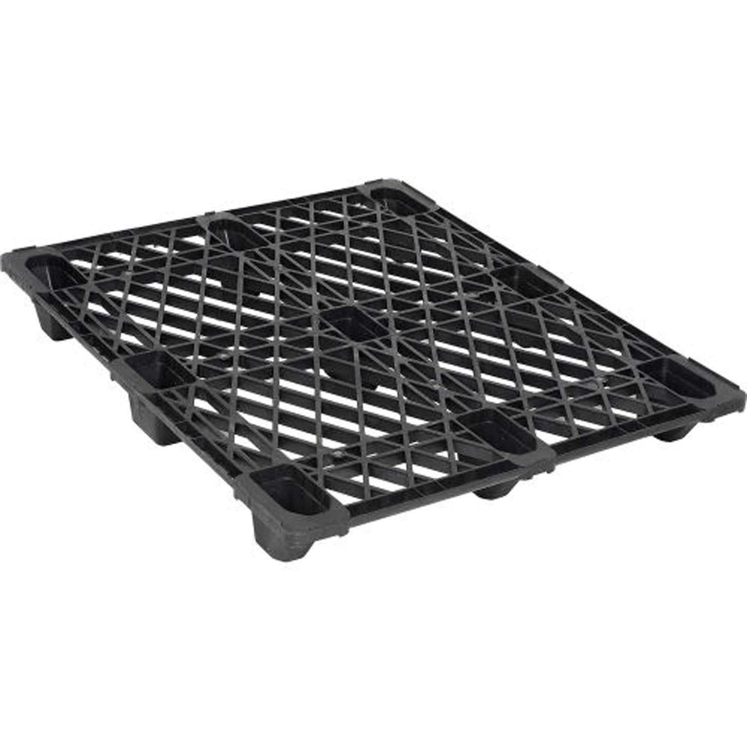 48x40 Plastic Nestable Shipping Pallet 2200 Lb. Capacity - Lot of 5