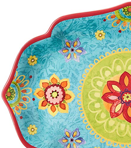 Certified International Tunisian Sunset Oval Platter, 16" x 12", Multicolor, Large