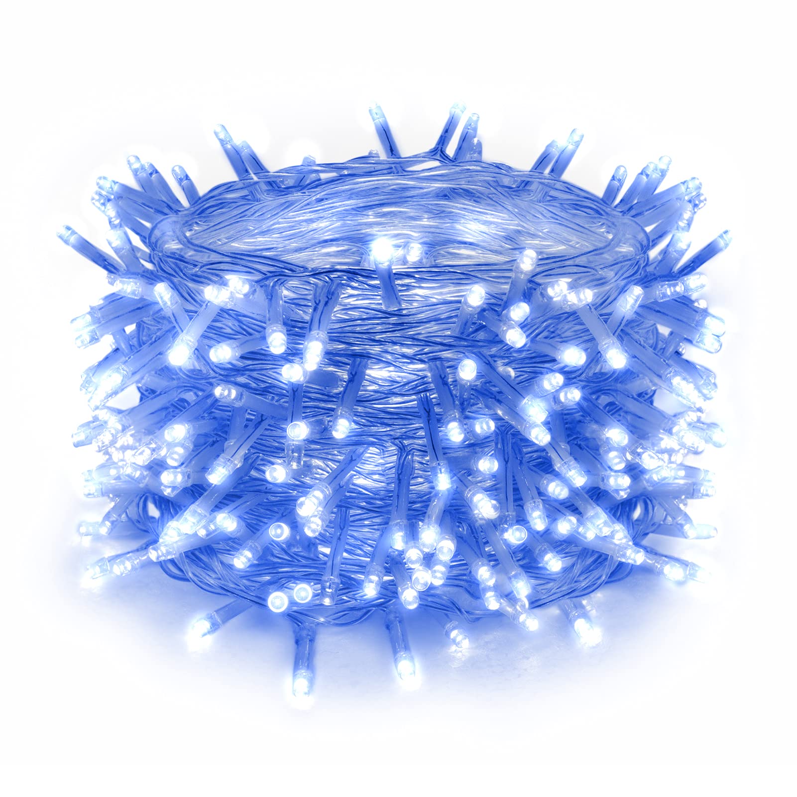 300 LEDs String Lights 108Ft Indoor Outdoor Decor Christmas Fairy String Lights, 8 Modes Waterproof Fairy Twinkle Decorative Lights for Home Halloween Wedding Yard Tree Party Decoration(Blue)
