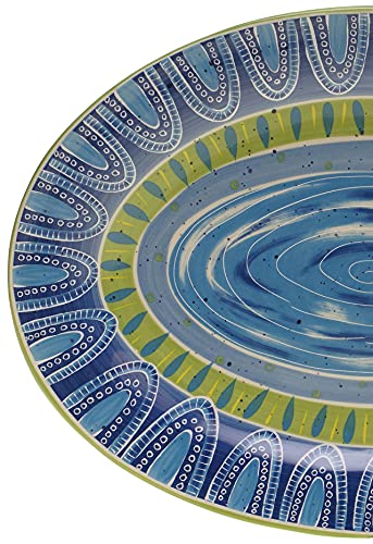 Certified International Tapas Oval Platter, 16 by 11.75-Inch