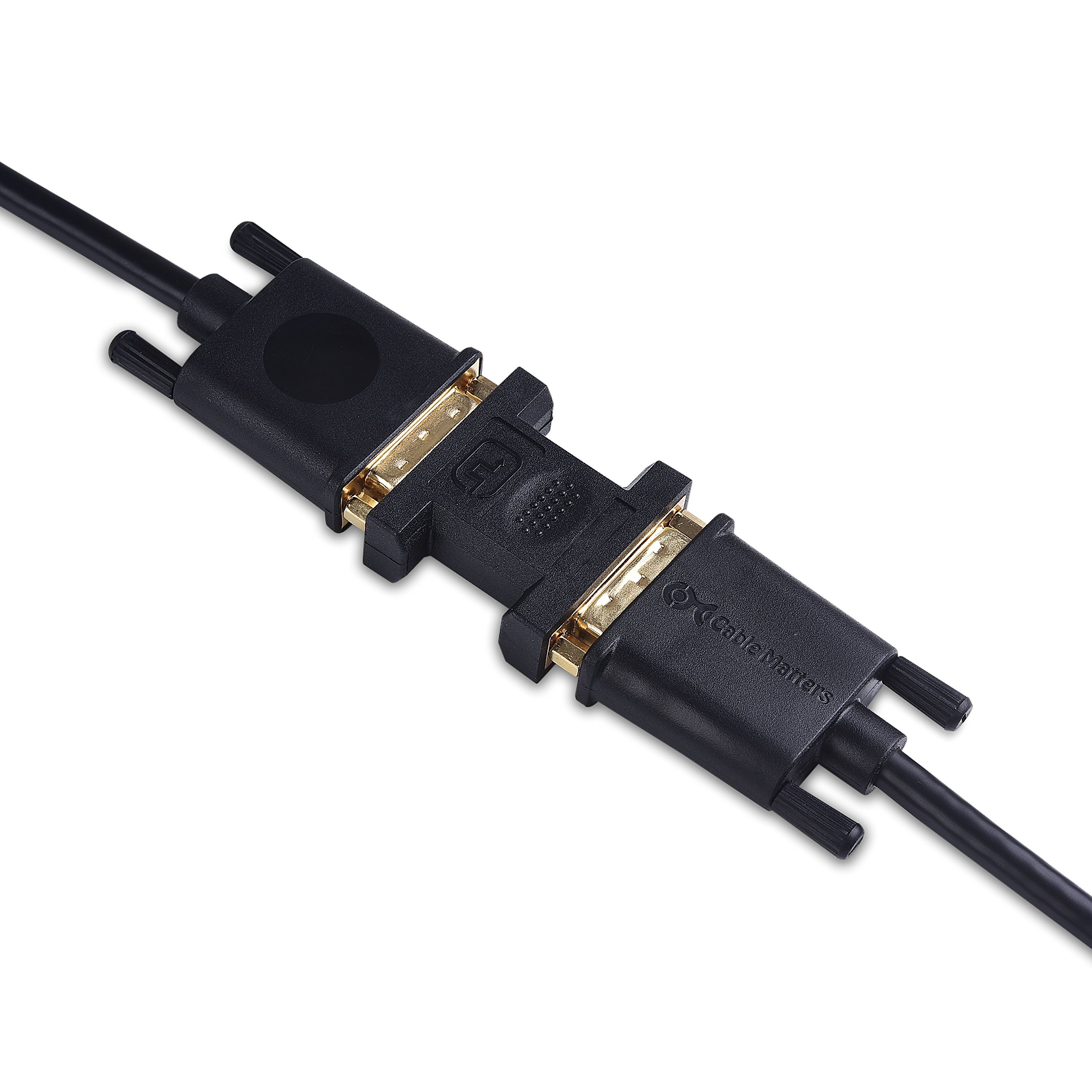 Cable Matters 2-Pack DVI to DVI Coupler (DVI Female to Female Adapter)