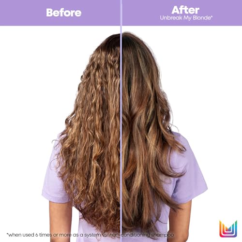 Matrix Unbreak My Blonde Strengthening Shampoo | Repairs and Adds Softness and Shine | For Damaged, Lightened and Over Processed Hair | Sulfate-Free | Packaging May Vary | 10.1 Fl. Oz. | Vegan