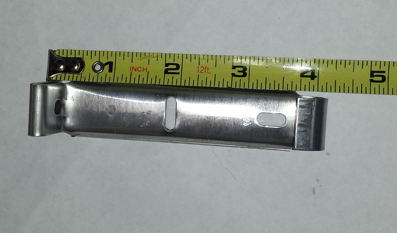 4" inch Rain Gutter Hanger Bracket Hook Clip Style Heavy Duty .060 Thick Aluminum for K-Style Gutters(25 Pack)
