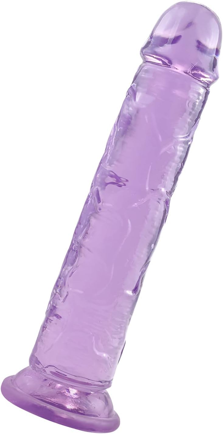 9.4" Silicone Dildo with Suction Cup Base for Women Realistic Dildo, Made from Body-Safe Silicon, Fully Waterproof and 100% Washable